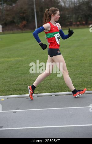 Abigail Jennings in the 10000m at England Athletics Winter Race Walk ...