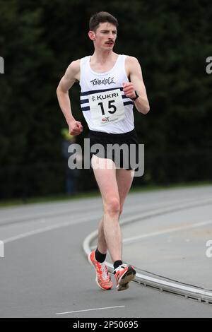 Guy Thomas in the 10000m in the England Athletics Winter Race Walk ...