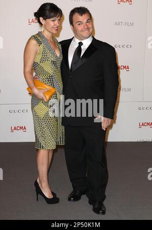 Jack Black (R) and Tanya Hayden attend LACMA Art + Film Gala Honoring ...