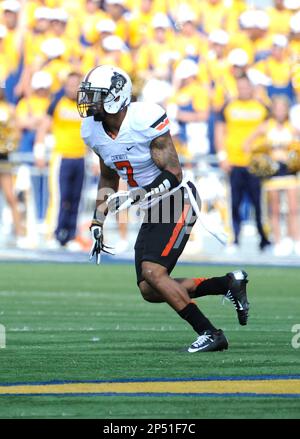 Oklahoma State Cowboys Shamiel Gary (7) during a game against West ...