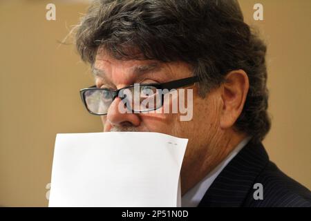 Defendant Anthony "Little Tony" Ferrari cries as he testifies during ...