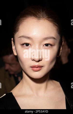 Zhou Dongyu attends the Louis Vuitton Fall/Winter 2023-2024 ready-to ...