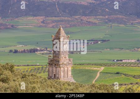The famous Dougga archaeological site in Tunisia, Africa. World ...
