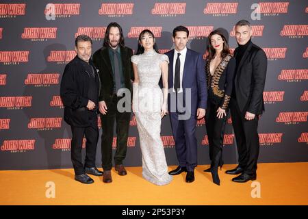 (left to right) Keanu Reeves, Ian McShane, Ana de Armas and Norman Reedus attending the world ...