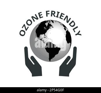 Ozone friendly symbol. Concept of regulations and ecology Stock Vector ...