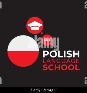 Vector logo of the Polish language school Stock Vector Image & Art - Alamy