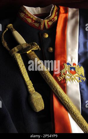 The office of Chile's late dictator Gen. Augusto Pinochet is seen in a ...