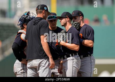 Detroit Tigers pitcher Brendan White throws against the Tampa Bay Rays ...