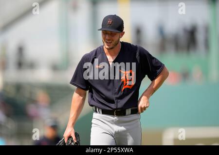 Detroit Tigers pitcher Brendan White throws against the Tampa Bay Rays ...