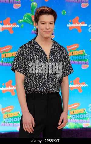 LOS ANGELES - MAR 4: Justin Derickson at the Kids Choice Awards 2023 at ...