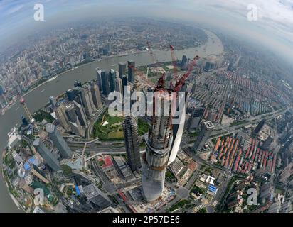 Shanghai Tower is China's tallest skyscraper. Leed Platinum certified ...