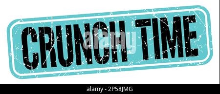CRUNCH TIME text written on pink-black grungy stamp sign Stock Photo ...