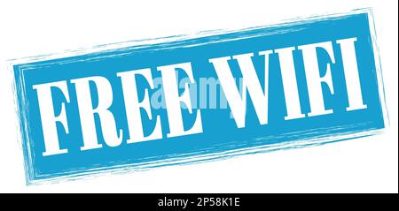 FREE WIFI text written on a green thought cloud bubble Stock Photo - Alamy
