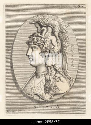 Aspasia, born in Miletus, she moved to Athens and became famous for her relationship with the ...