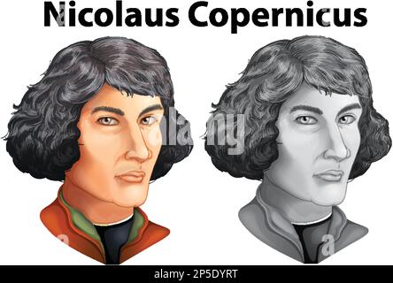 Vector image of Nicolaus Copernicus. Copernicus was a Renaissance ...