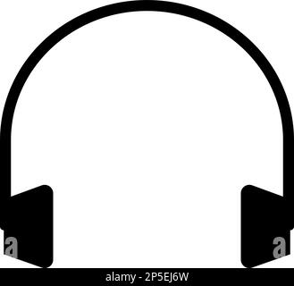 Simple headphone icon. Listening icon. Editable vector Stock Vector ...