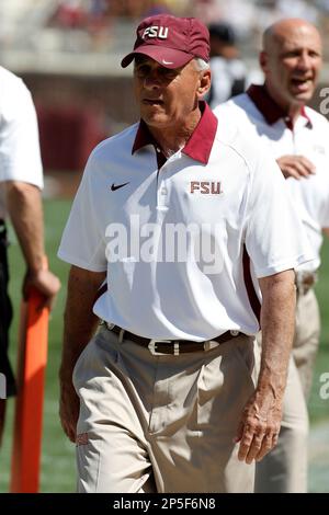 Florida State Offensive Line Coach Rick Trickett during his team's "4th ...