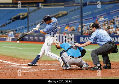 Tampa Bay Rays outfielder Kameron Misner poses for a portrait during ...