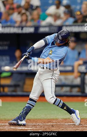 Tampa Bay Rays outfielder Tristan Peters poses for a portrait during ...