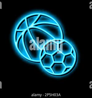 sensory play toys neon glow icon illustration Stock Vector Image & Art ...