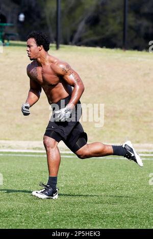 Former Florida A&M Rattlers Linebacker Alvis Graham during Pro Day at ...