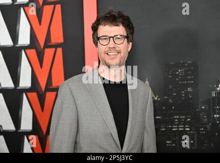 Director Tyler Gillett attends the world premiere of "Scream VI" at AMC ...