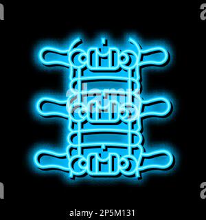 spinal surgery neon glow icon illustration Stock Vector Image & Art - Alamy