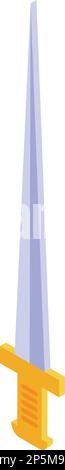 Ancient greece sword icon isometric vector. Greek history. Sparta ...