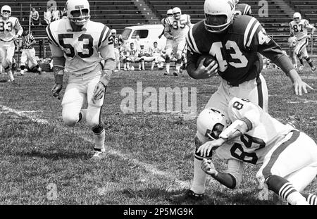 Marshall University's football team plays a scrimmage game at Fairfield ...