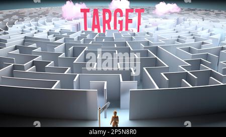 A journey to find Target - going through a confusing maze of obstacles ...