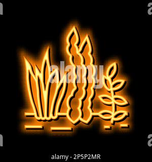 scallops seafood neon glow icon illustration Stock Vector Image & Art ...