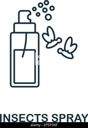 Insects spray logo design with editable slogan. Branding book and ...