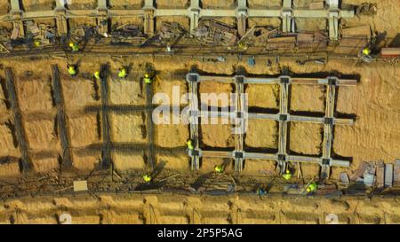 Aerial photo shows the Xunjiang River Grand Bridge of Pingnan-Cenxi ...