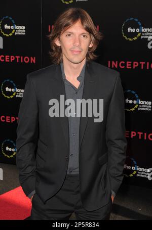 HOLLYWOOD - JULY 13: Actor Lukas Haas arrives to the "Inception" Los ...