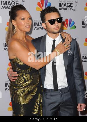 Vanessa Williams, son The 43rd Annual NAACP Awards at The Shrine ...