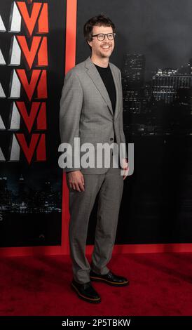 Director Tyler Gillett attends the world premiere of "Scream VI" at AMC ...