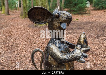 Gruffalo inspired statues in Hardwick Park,Sedgefield,England,UK Stock ...