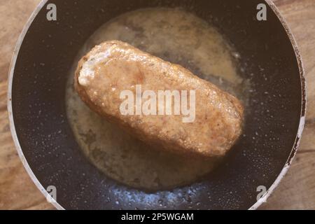 Pan-fried beef meatloaf Stock Photo - Alamy