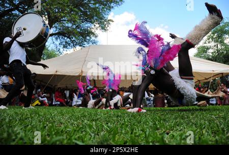 A colourful ceremony to celebrate the first harvest of the sacred ...