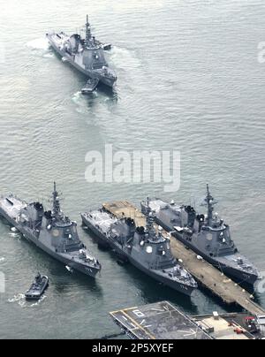 SASEBO, Japan - The Aegis destroyers of the Japanese Maritime Self ...