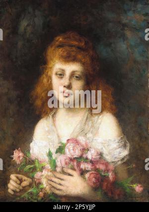 Harlamoff Alexei Alexeivich - an Auburn-Haired Beauty Stock Photo - Alamy