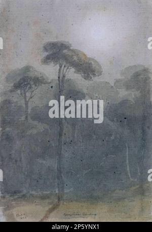 James Giles - Borghese Gardens 1825 by James Giles Stock Photo - Alamy