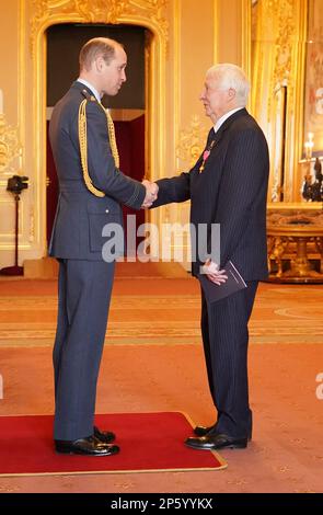 Mr. Michael Summerbee, from Wilmslow, is made an Officer of the Order ...