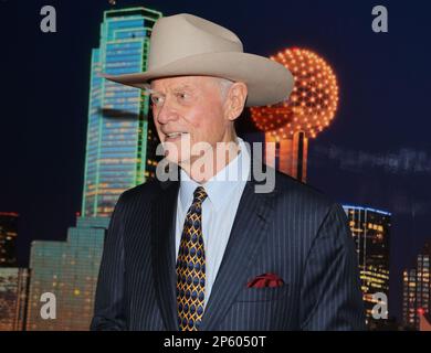 American actor Larry Hagman who plays J.R Ewing in 'Dallas' pictured in ...