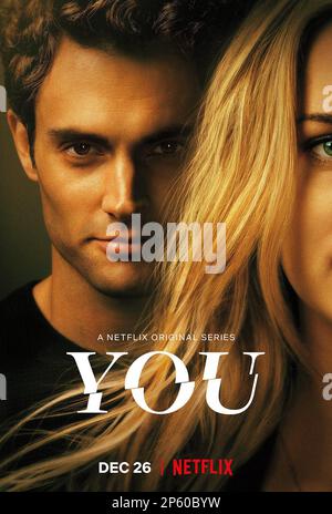 You tv show Penn Badgley & Elizabeth Lail Stock Photo - Alamy