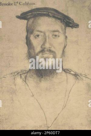 This portrait of George Brooke, Lord Cobham, was painted by Hans ...