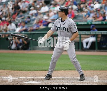 Seattle Mariners Jeff Clement against the Texas Rangers on May 14th ...