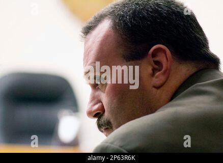 Suspended Buena Vista Police Officer Kenneth Bluew says goodbye to ...