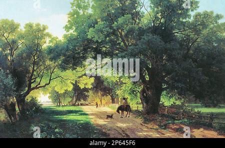 Каменев Лев - Пейзаж 3 - Русская школа - XIX век - Kamenev Lev ...