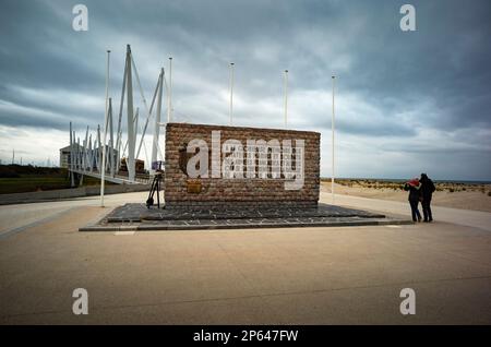 Dunkirk Dunkerque Beach Sand Dunes Pas de Calais France Stock Photo - Alamy